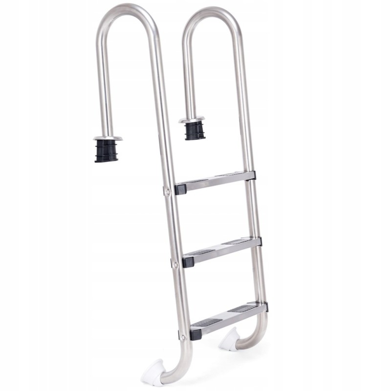 Poolstege 3 steg stål - NordensGård - Allt för trädgården