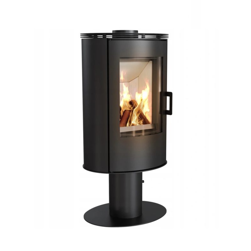 Braskamin på pelare i modern design - NordensGård - Allt för trädgården